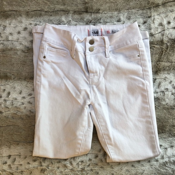 YMI | Jeans | Women Agaci Ymi Jeans White Stretchy Skinny Wannabettabutt Mid Rise Ankle 5 27 ...